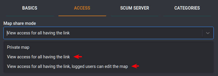 SCUM Game Interactive Map