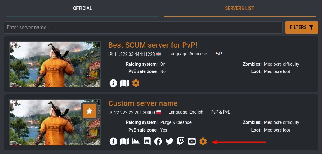 SCUM Game Interactive Map