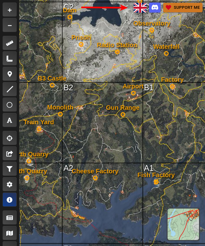 SCUM Game Interactive Map
