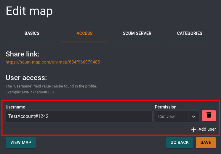SCUM Game Interactive Map