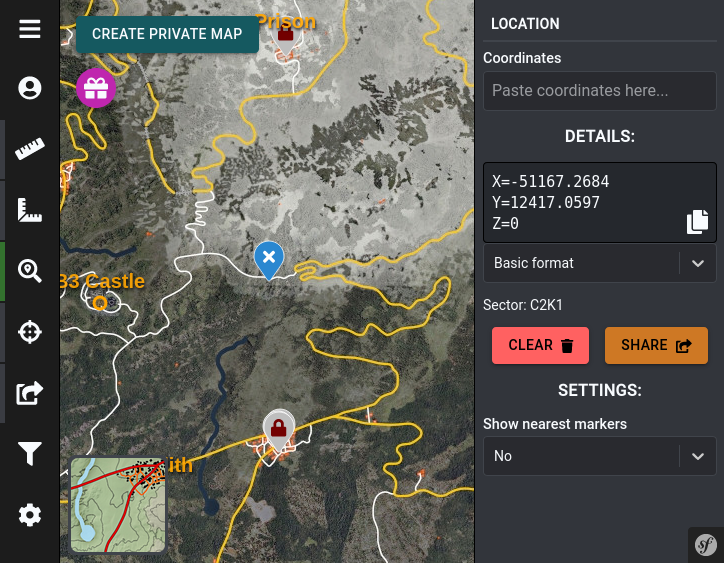 SCUM Game Interactive Map